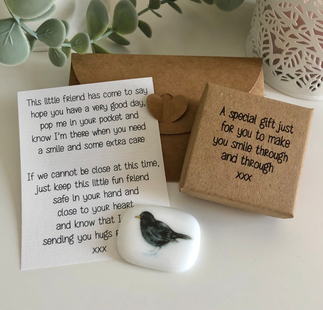 Blackbird Gift Sending Love, Garden Birds, WILD BIRDS, Support, Unique ...