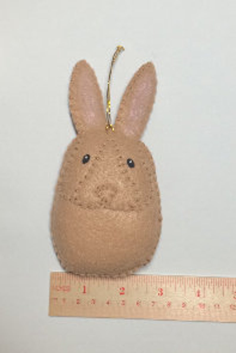 Tan bunny tan bunny rabbit Easter bunny Easter ornament | Etsy