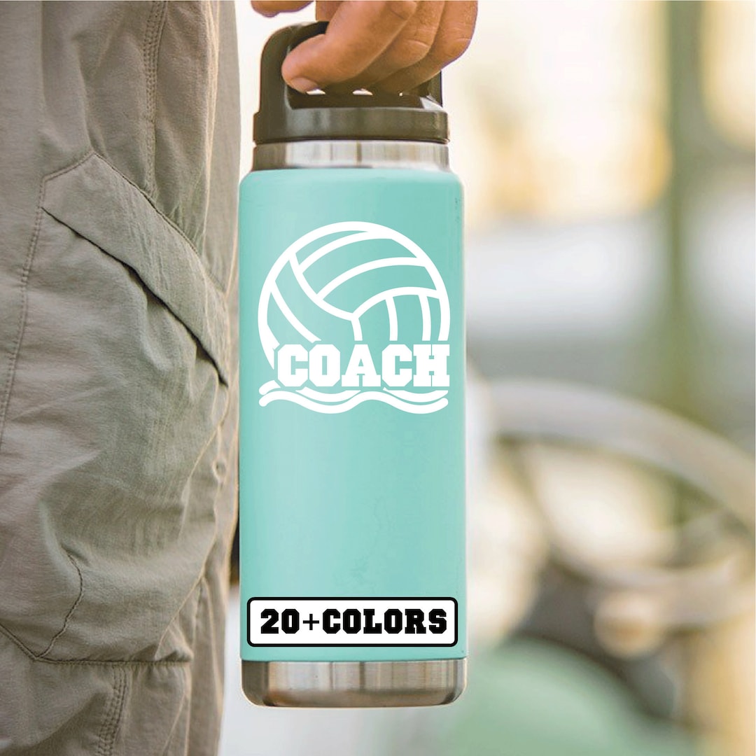 Water Polo Coach Gift | Vinyl Sticker Decal Outlined - Etsy