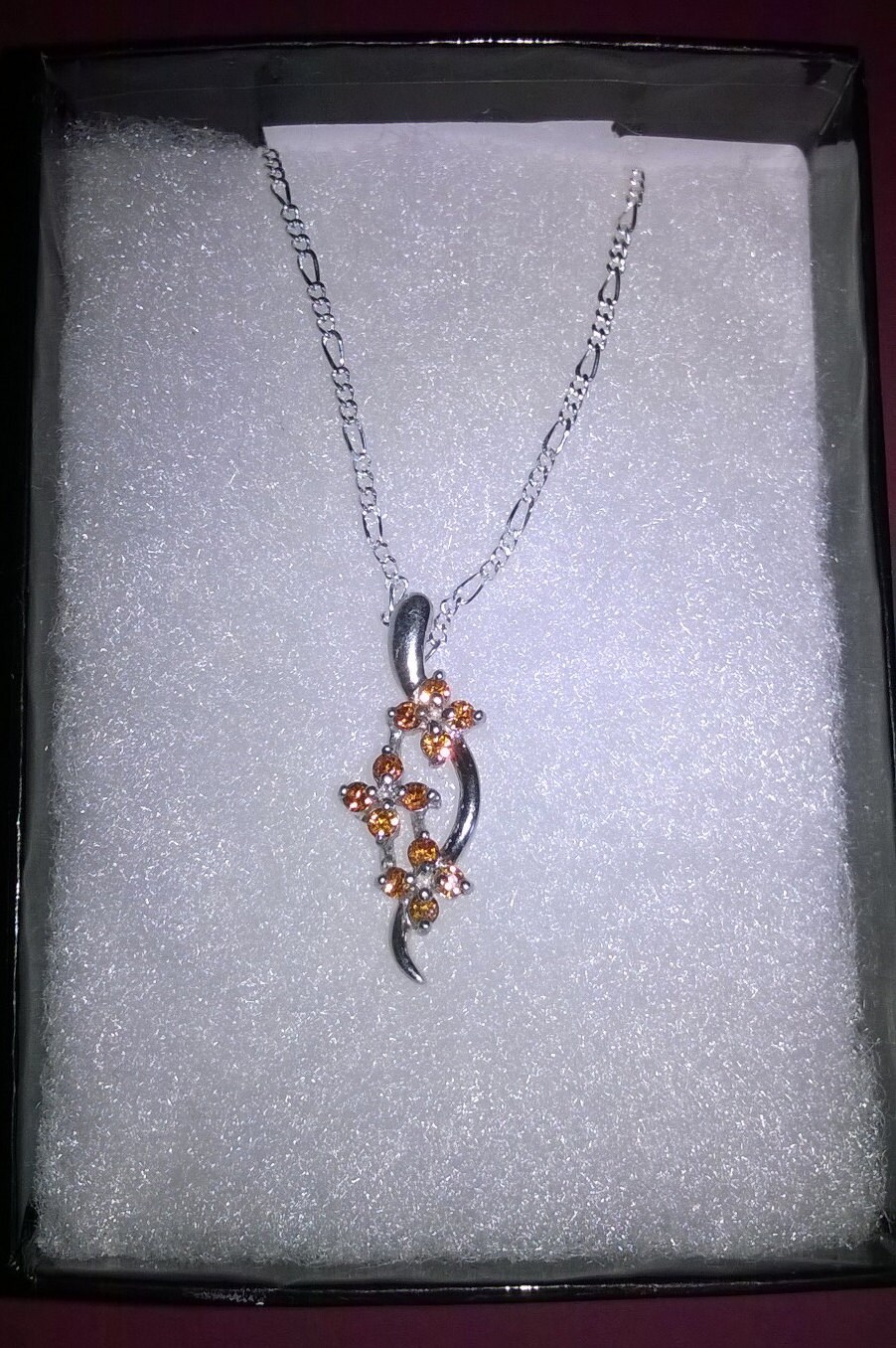 A Lovely Delicate 1950's Orange and Diamond Diamante Hall - Etsy Denmark