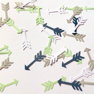 Arrow Confetti navy Grey Mint Green and White - Etsy
