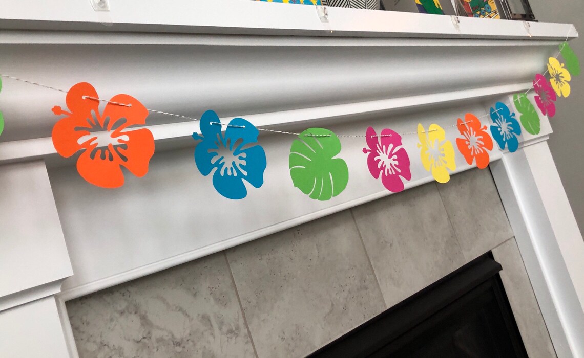 Hawaiian Luau Tropical Banner - Etsy