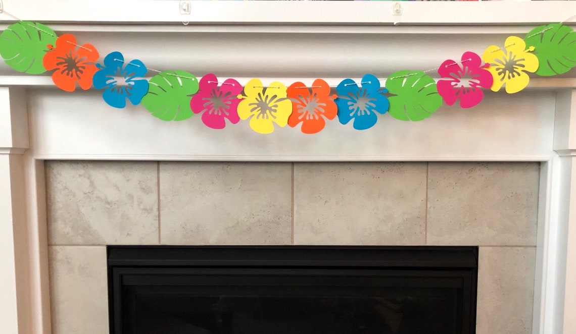 Hawaiian Luau Tropical Banner - Etsy