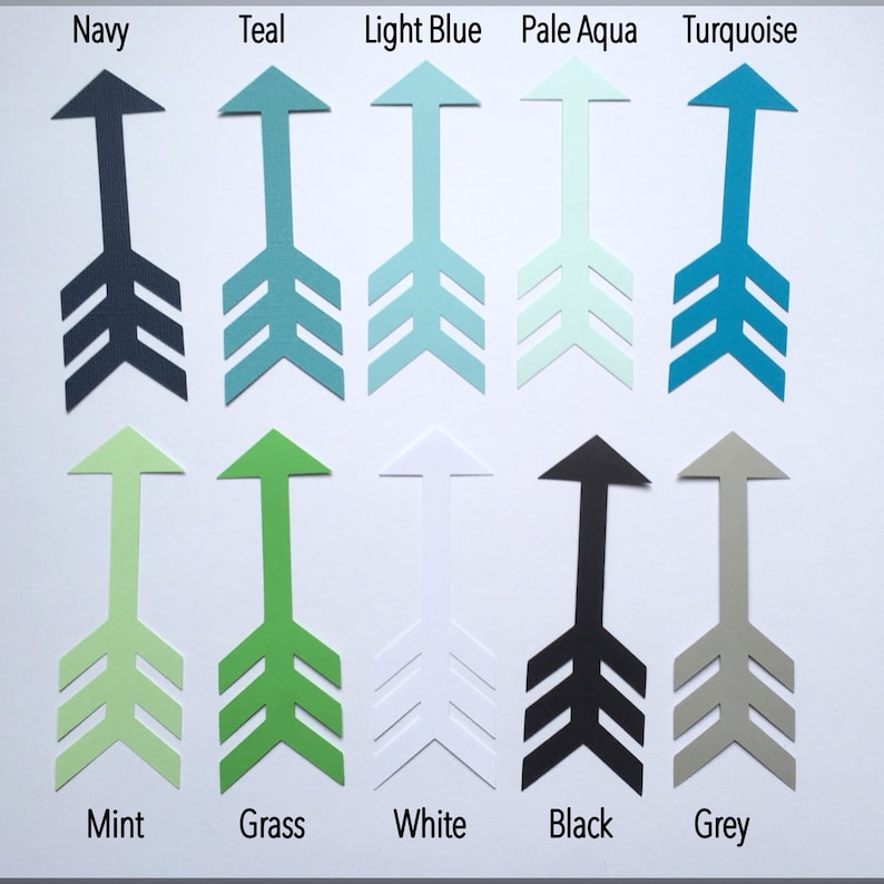 Custom Arrow Confetti and Embellishments You Pick the Colors - Etsy