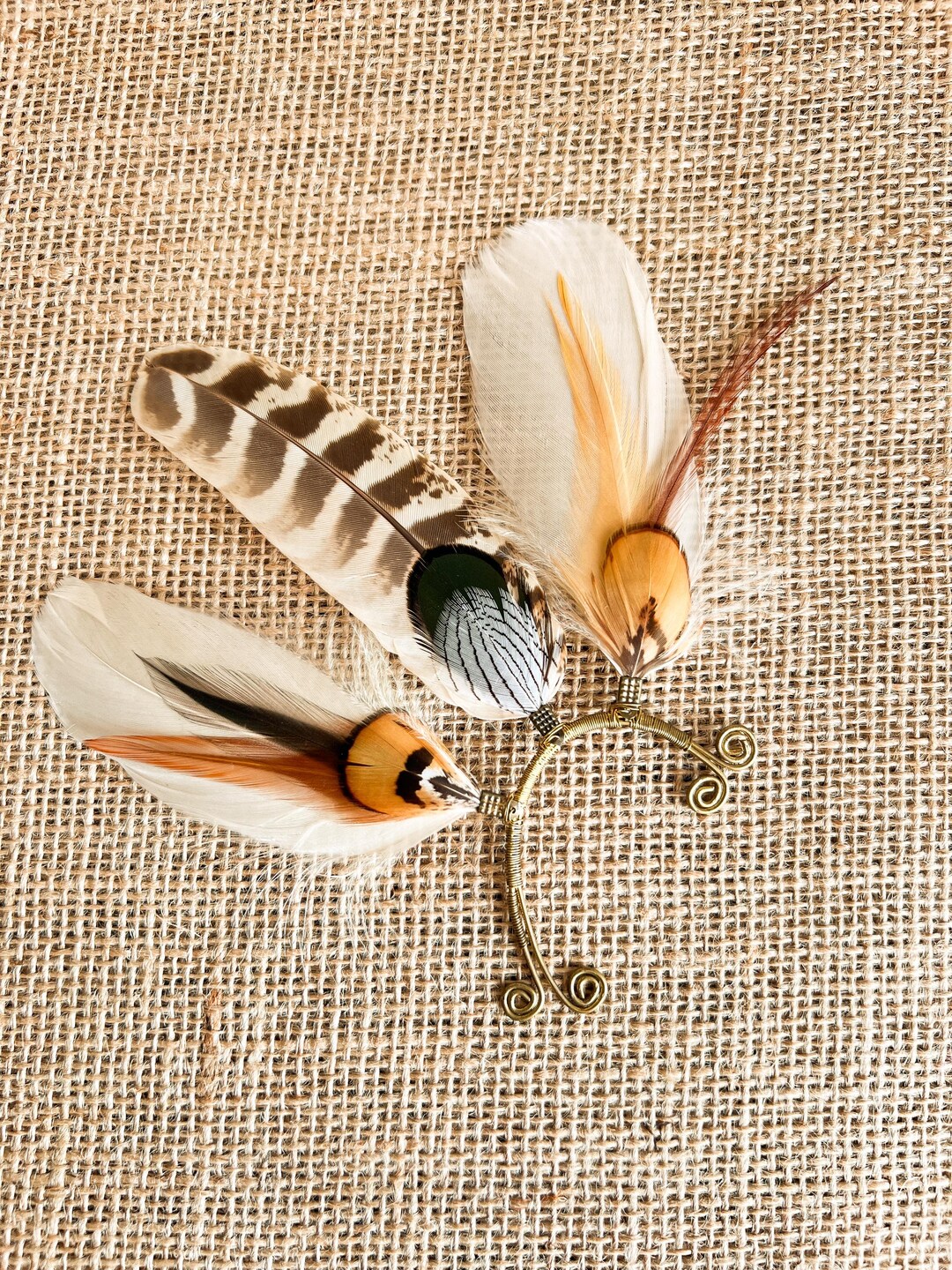 Feather Ear Cuff | Recycled Materials, Non-pierced, Festival Jewelry - Etsy