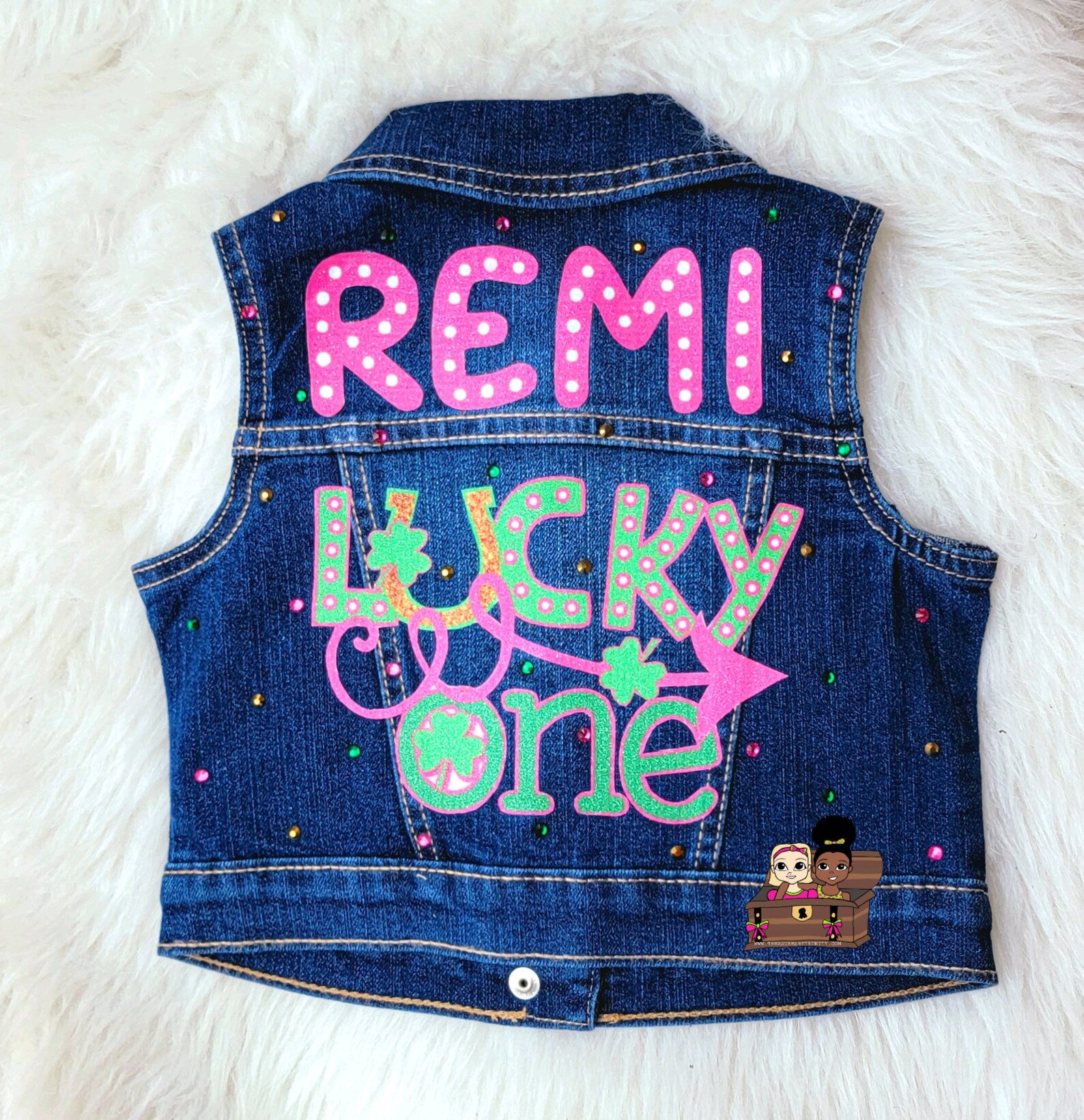 Denim Vest, Custom Denim Vest, Character Denim Vest, Birthday Vest ...