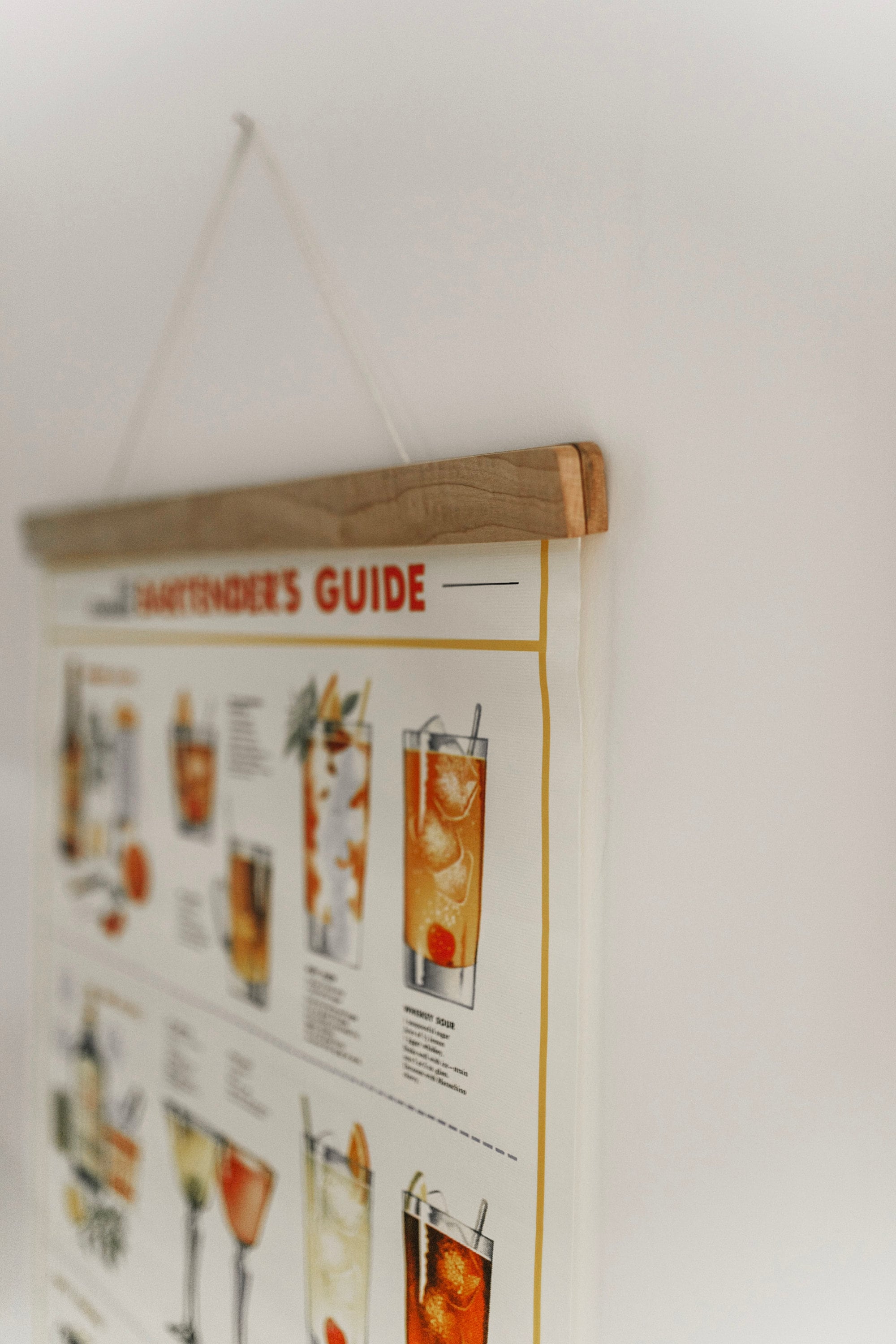 Magnetic Poster Hanger / Wooden Hanger for Art, Poster, Calendar - Etsy