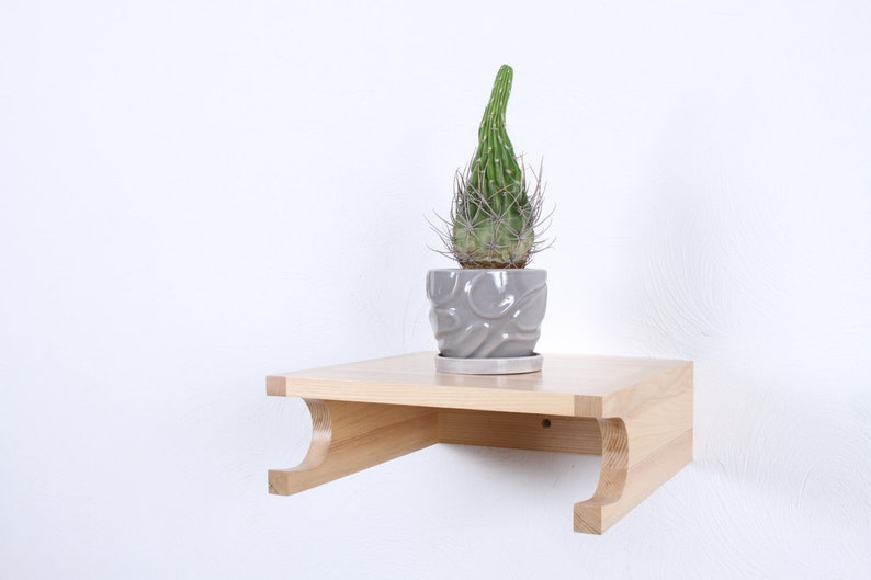 Wood Bike Wall Mount / Natural Wood Bike Rack / Bike Storage / | Etsy