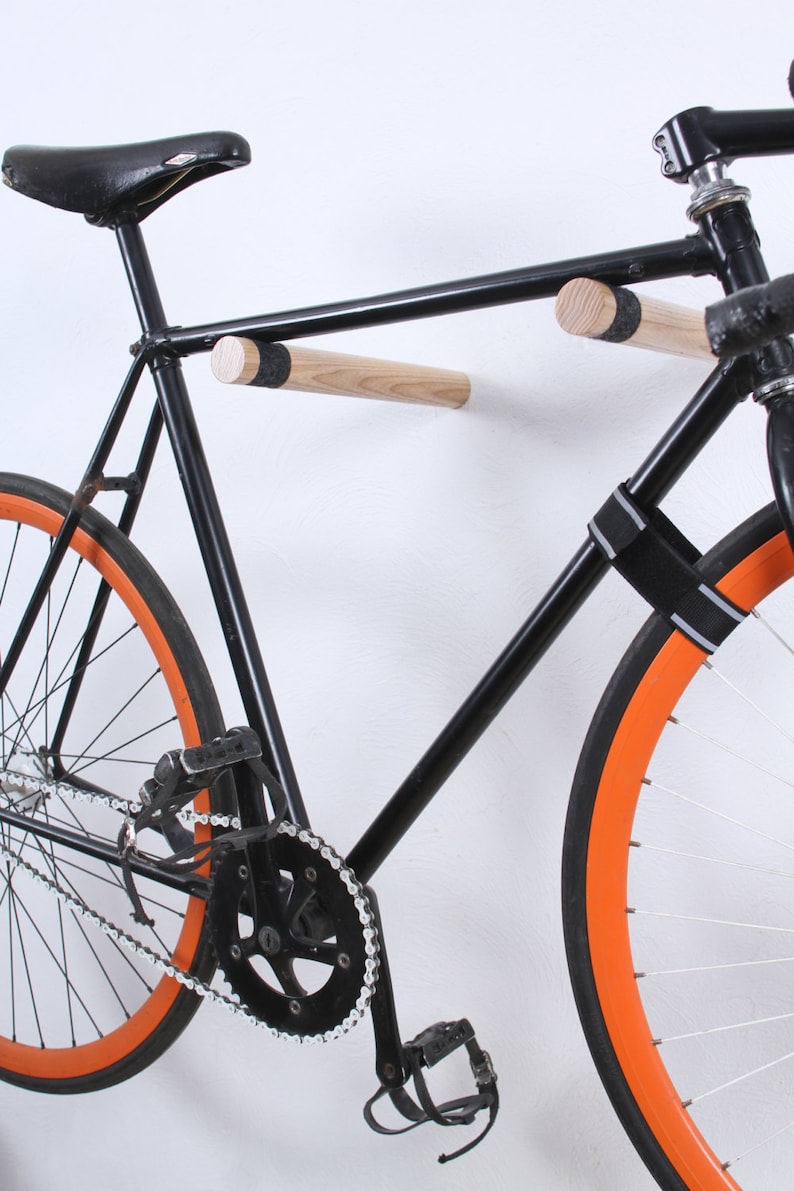 Copenhagen wall mount bike rack / indoor bike storage / wall | Etsy