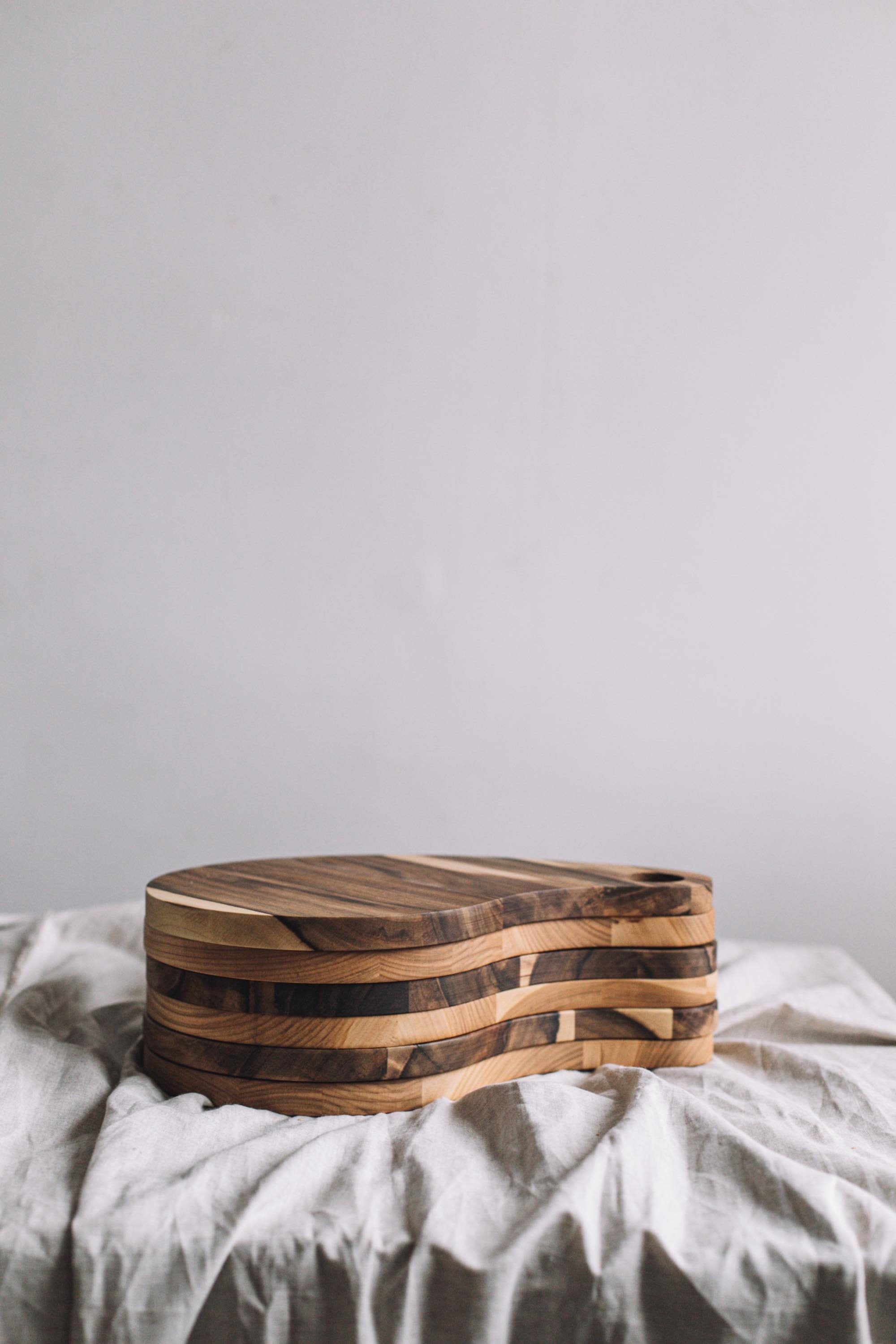 Wooden Cutting Boards Yin Yang / Modern Chopping Board / | Etsy