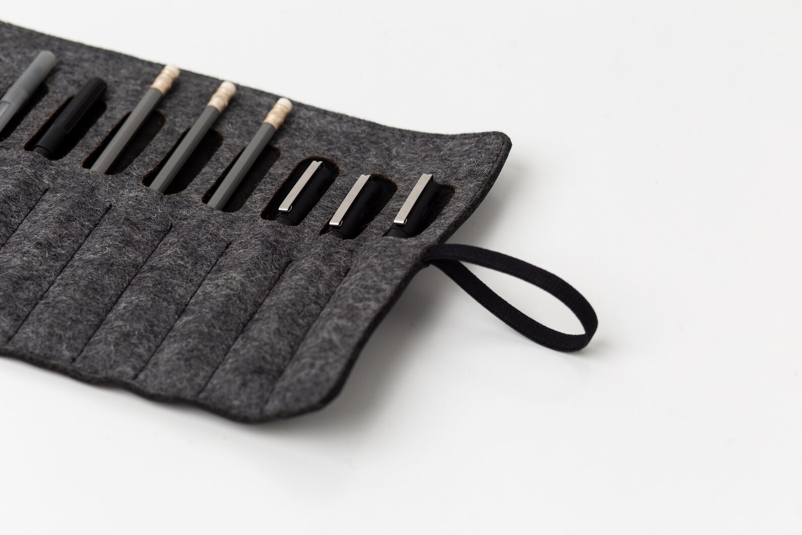 Leather Pencil Roll / Pen Pouch / Designer Tool Roll Case / - Etsy