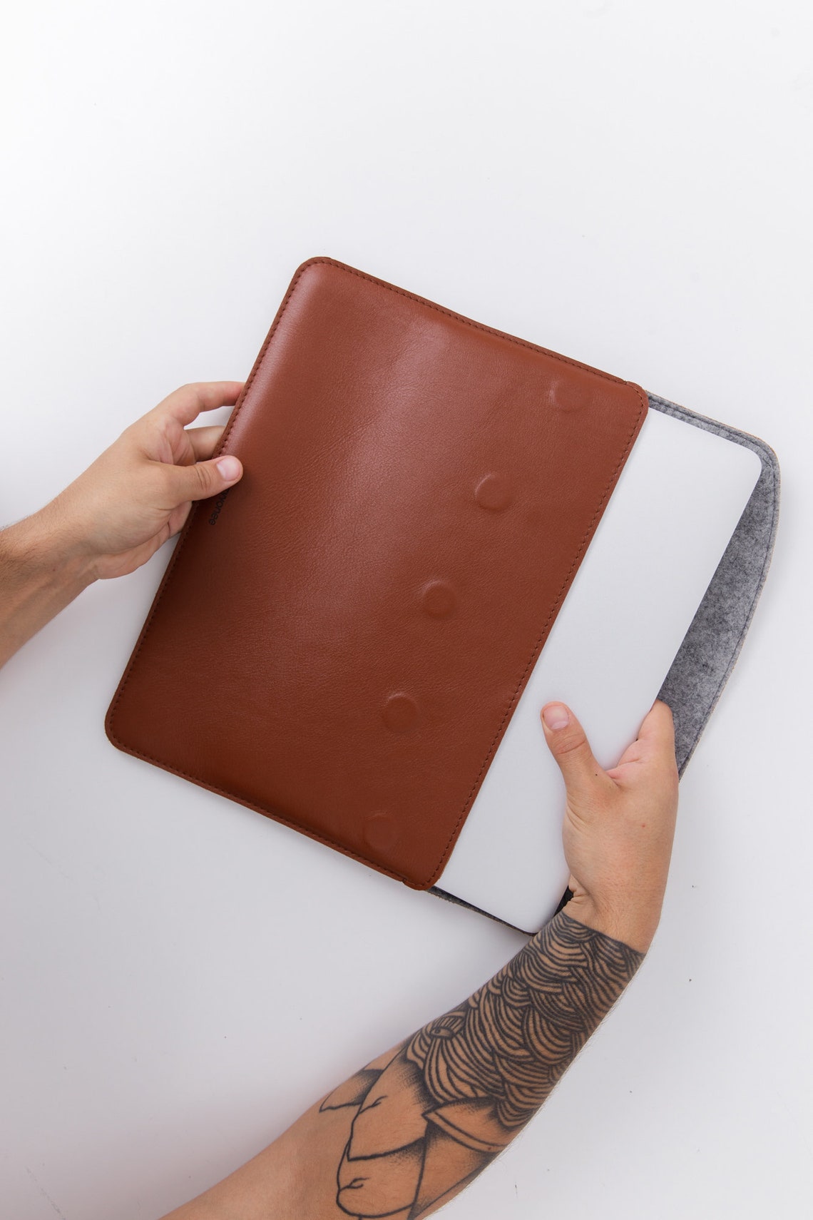 Macbook Air Safety Leather Case / Premium Leather Macbook - Etsy