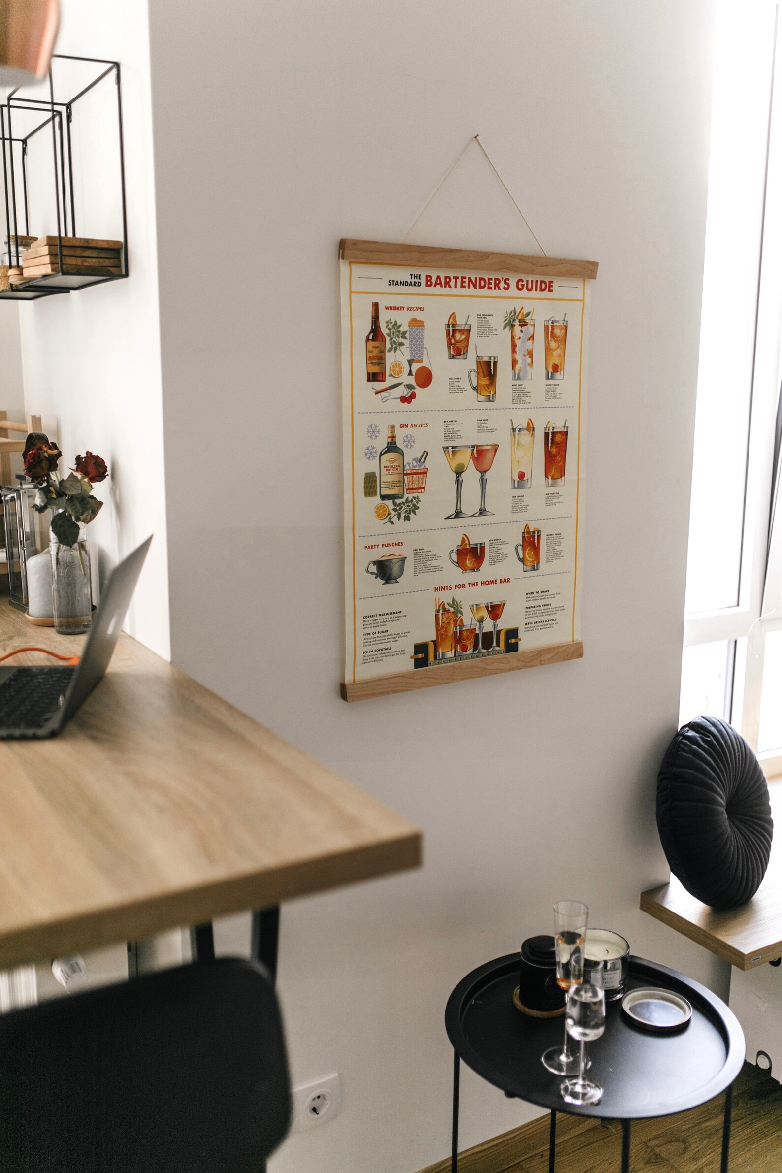 Magnetic Poster Hanger / Wooden Hanger for Art Poster | Etsy