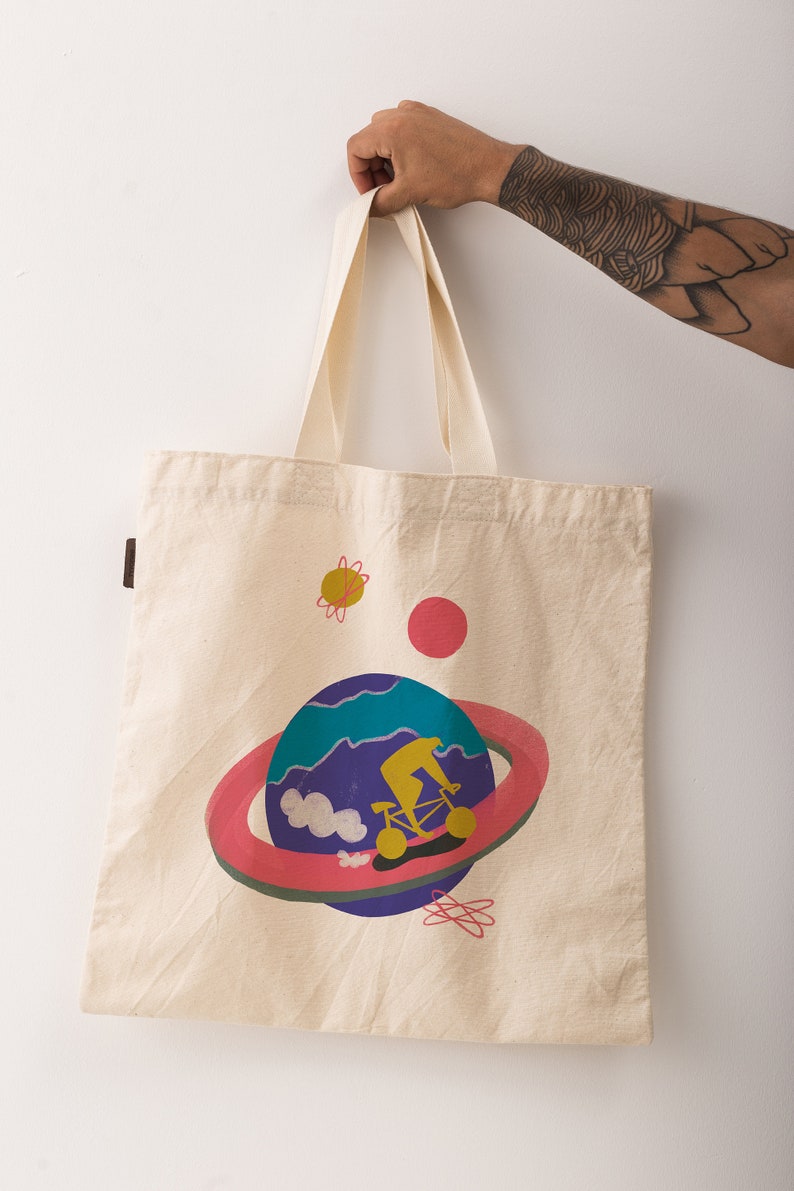 Large shopping bag / Eco tote bag / Cotton market bag / | Etsy