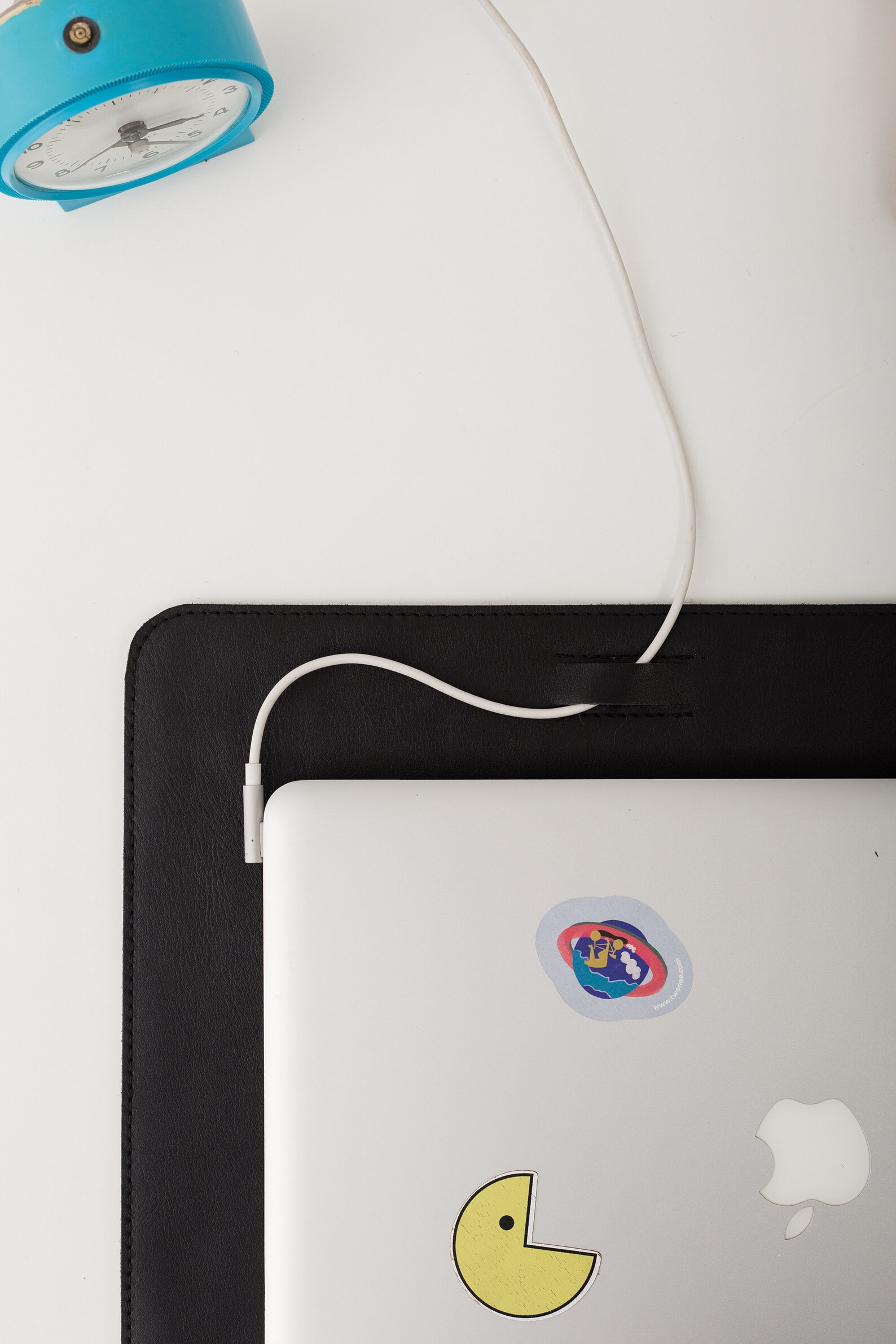 Leather Desk Pad / Leather and Felt Laptop Mat / Desk Organizer ...