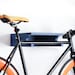 Wooden Bike Shelf / Blue Wall Bike Rack / Bicycle Holder / - Etsy