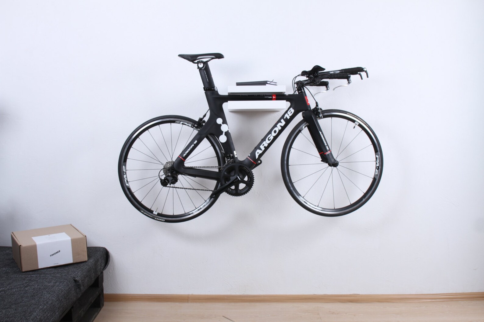 Wood Bicycle Wall Mount / Bike Rack for Indoor Storage / White - Etsy