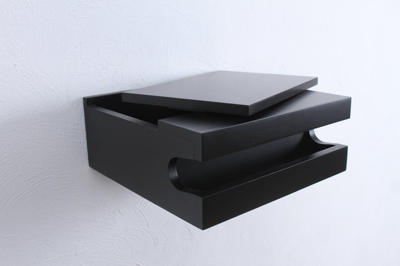 Wooden Bike Rack / Black Bike Wall Mount / Wood Bike Shelf / - Etsy