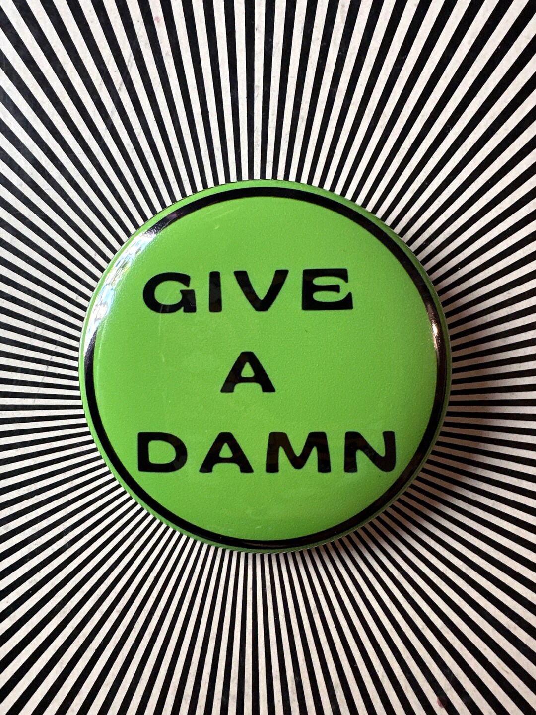 2.25 Inch Give A Damn Pin - Etsy