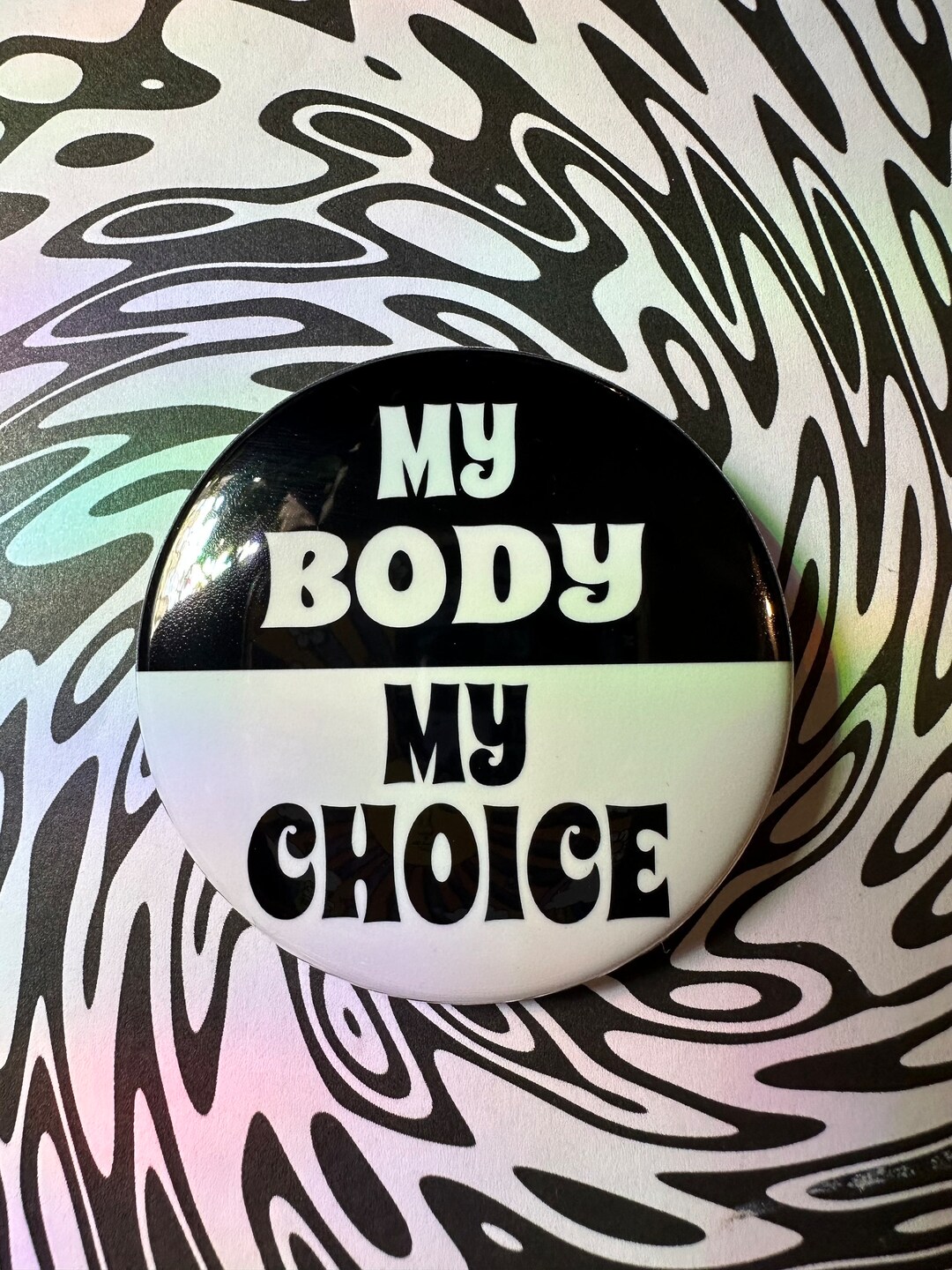 2.25 Inch My Body My Choice Pin - Etsy