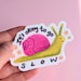 It's Okay to Go Slow // Mental Health Waterproof Vinyl Sticker - Etsy