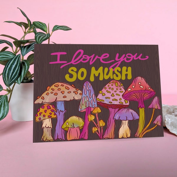 Mushroom Valentine - Etsy