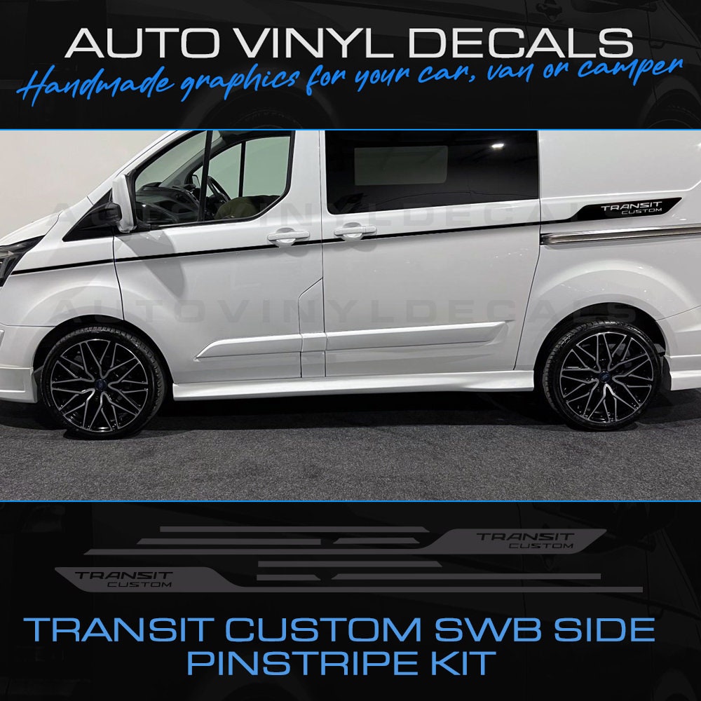 Ford Transit Custom LWB Van Sport Side Graphics Decals Styling Stickers ...