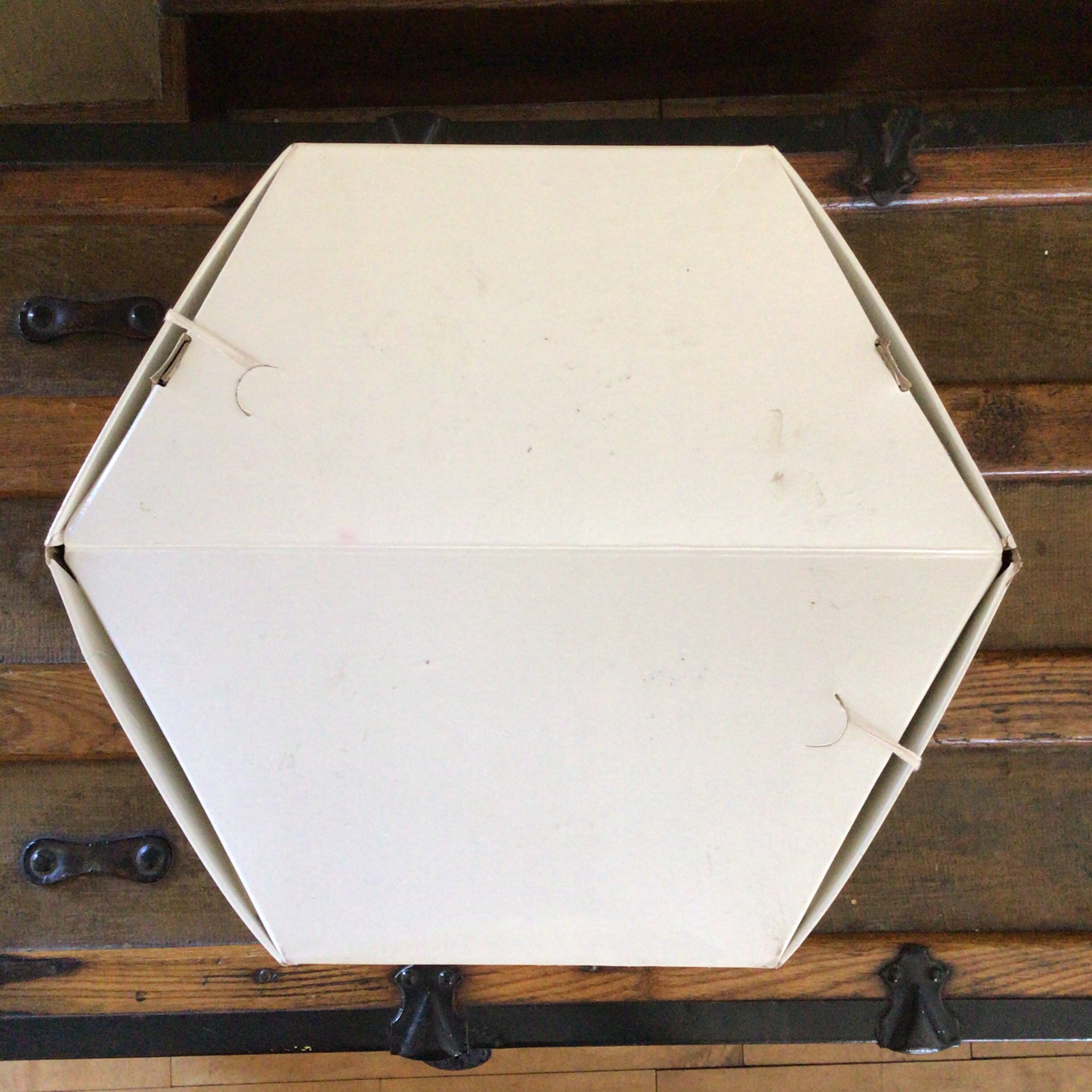 Vintage Hat Box Midcentury Cardboard Hat Box White Hat Box | Etsy