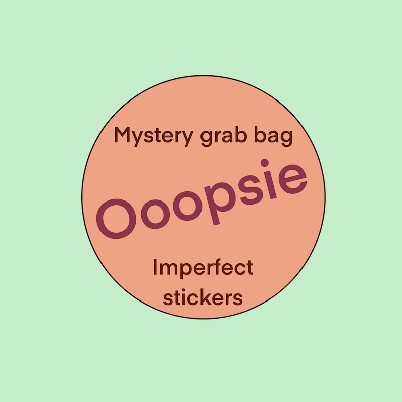 Oops Stickers - Etsy