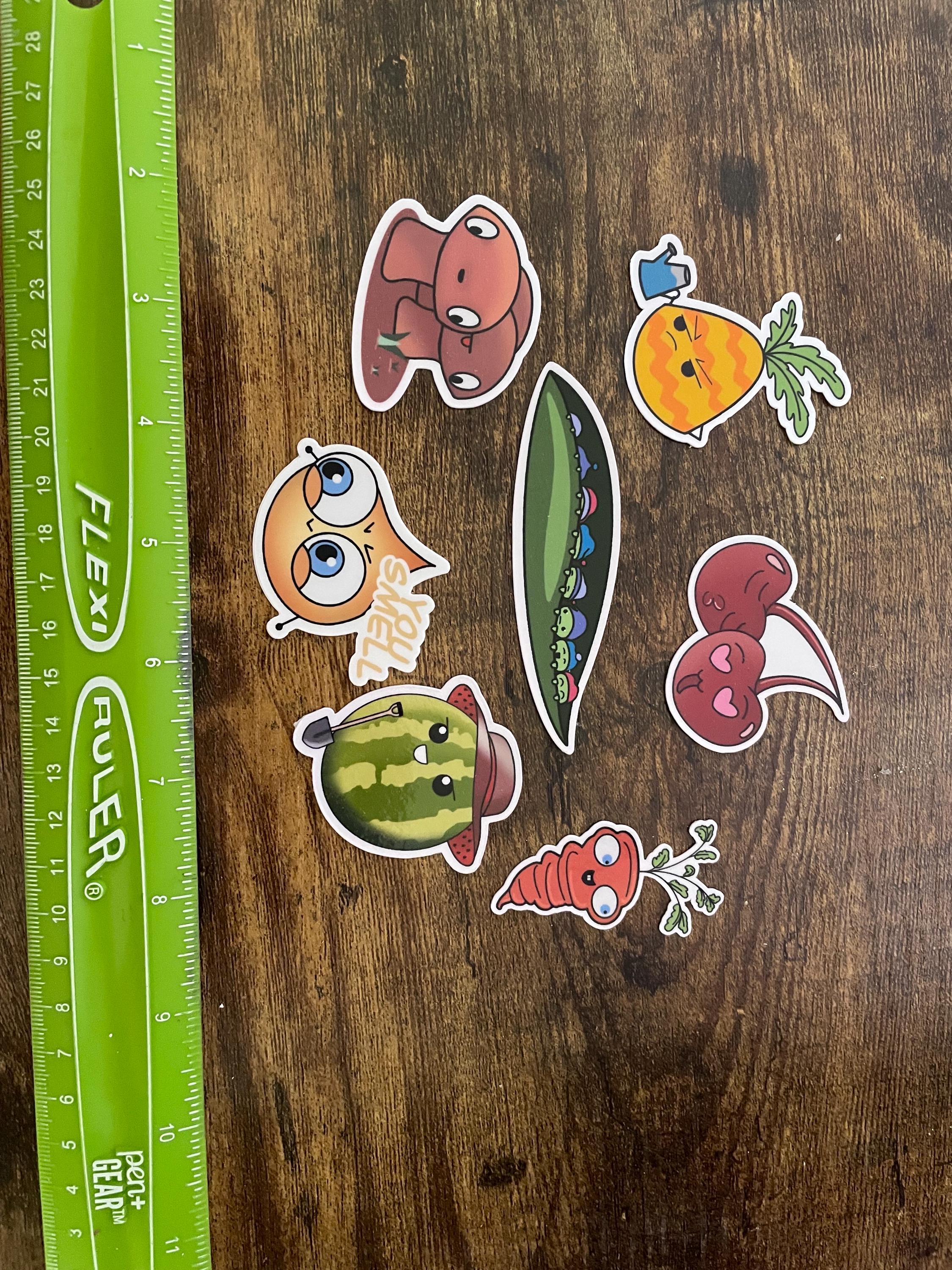 Garden Friends Sticker Pack - Etsy