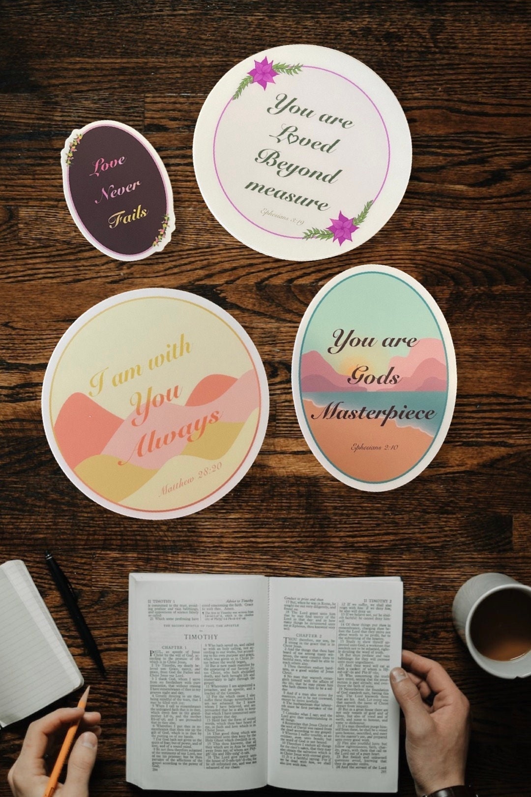 Bible Verse Sticker Set - Etsy