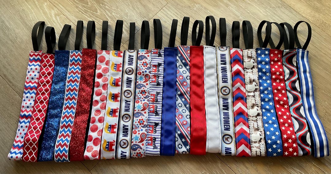 Non Slip Headbands, Vote Headbands, Nonslip Headbands, Memorial Day ...