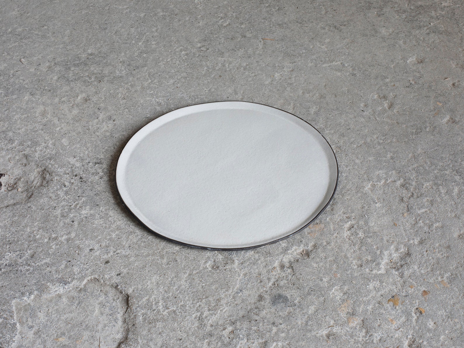 Ceramic Dinnerware Set for 2 Main Course Plates White Modern | Etsy