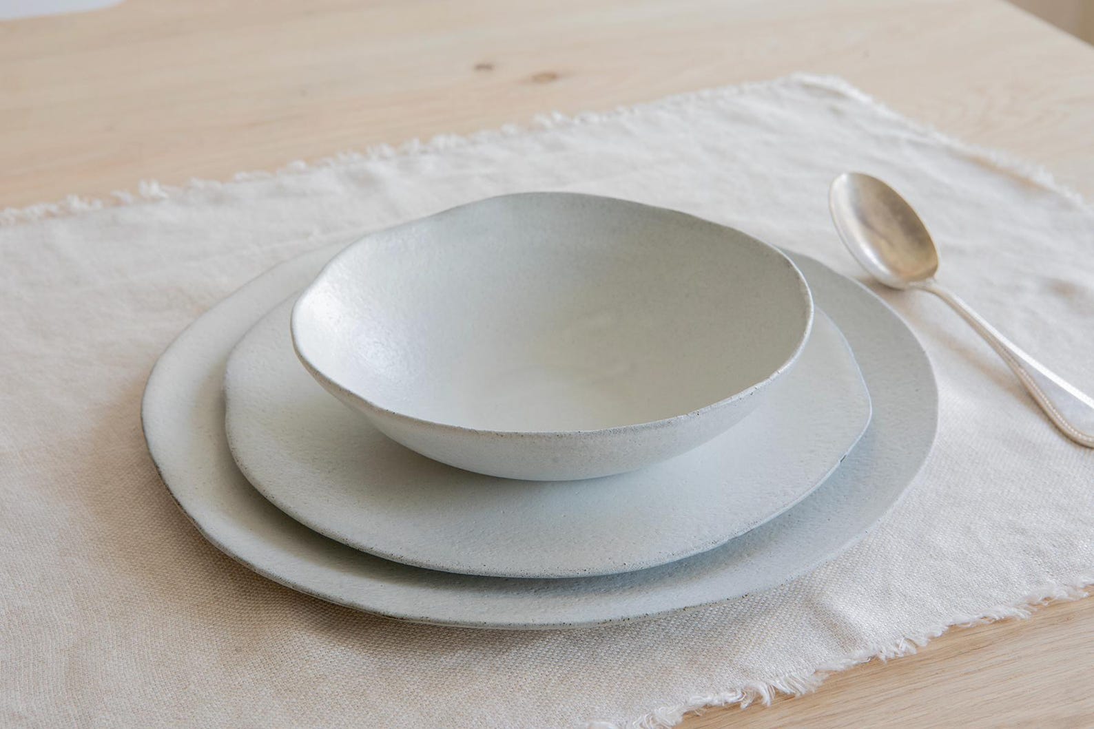 Handmade Pottery Plates , Dinnerware Sets, Soup Bowl, Dinner Plate ...