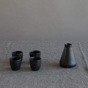 Handmade Sake Set, 5 Piece Sake Set, Japanese Small Sake Cups, Pottery ...
