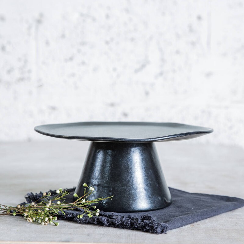 Pottery Cake Stand - Etsy
