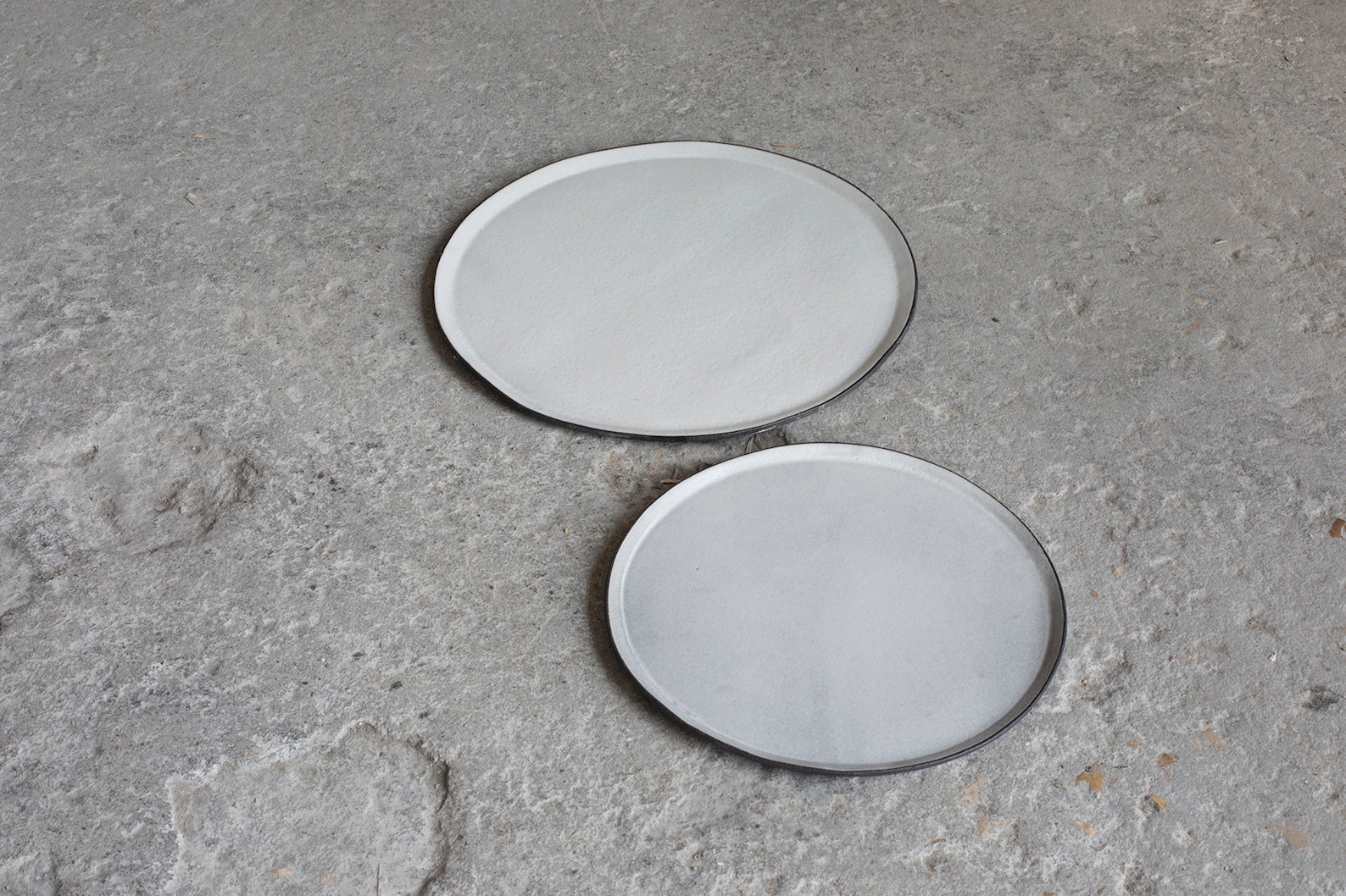 Ceramic Dinnerware Set for 2 Main Course Plates White Modern | Etsy