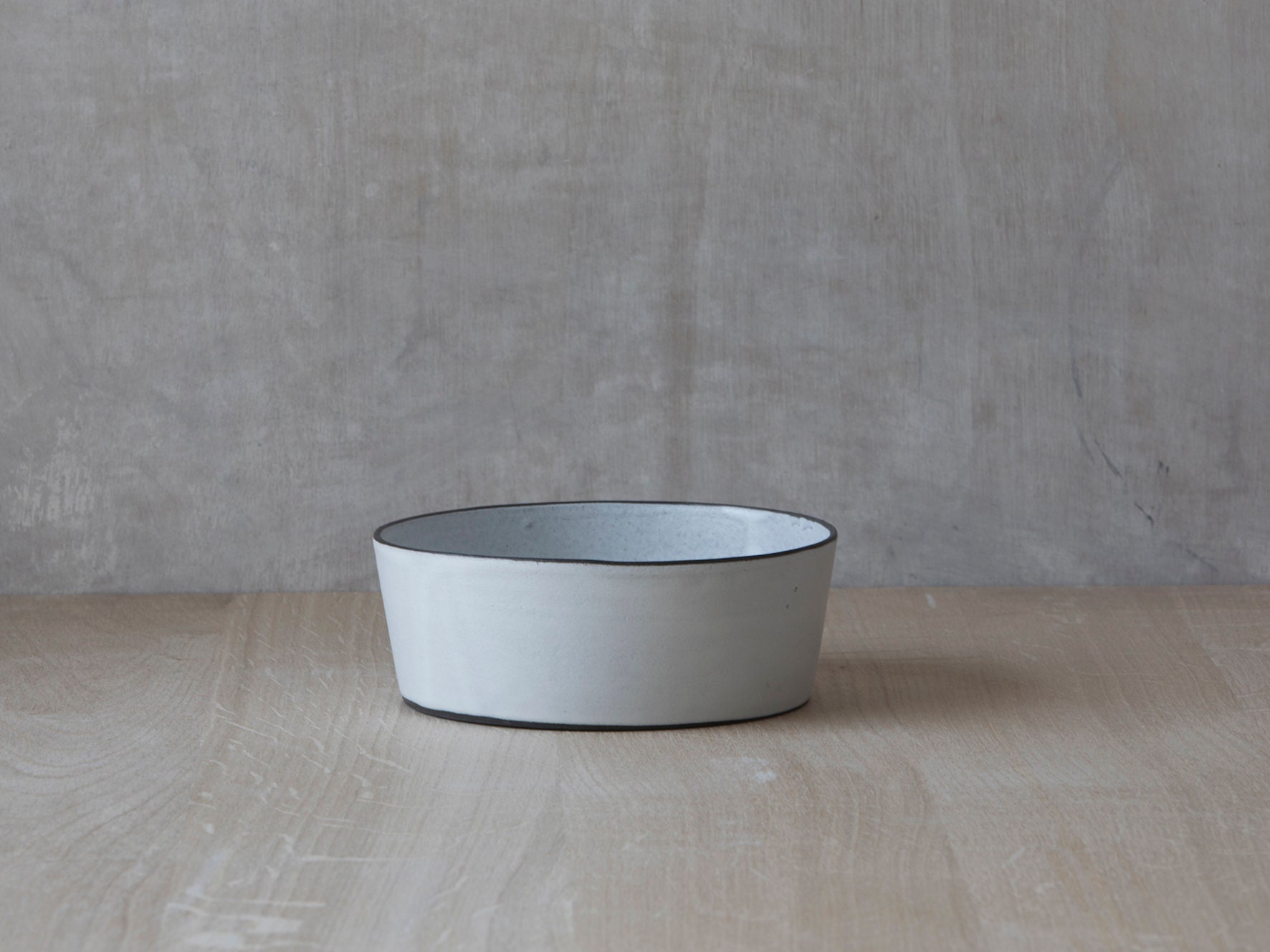 Ceramic Dinnerware Set for 2 Main Course Plates White Modern | Etsy