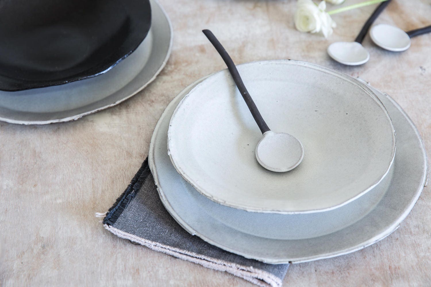 Dinnerware Set Handmade Pottery Dinnerwareplate Bowl | Etsy