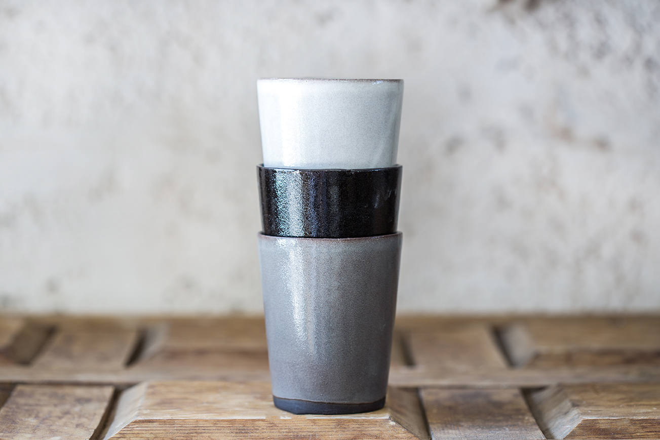 Black Espresso Mug Set Modern Espresso Cups | Etsy