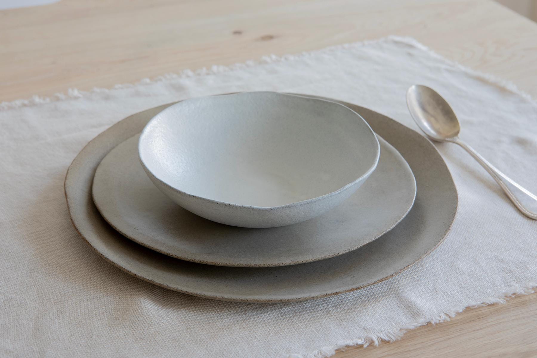 Handmade Pottery Plates , Dinnerware Sets, Soup Bowl, Dinner Plate ...
