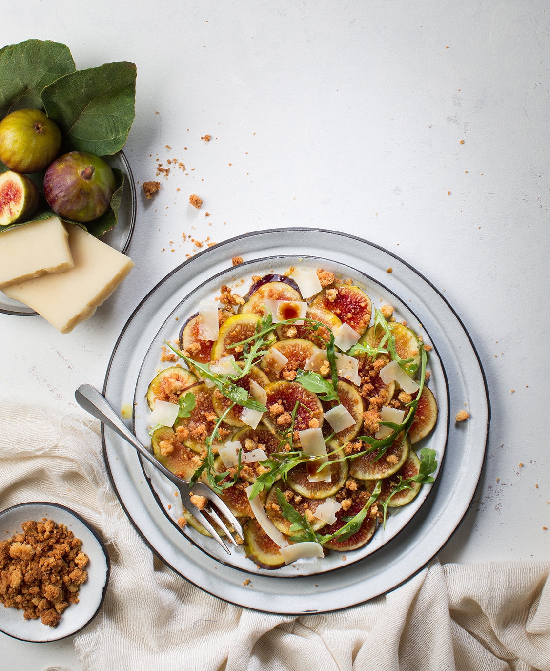 Ceramic Dinnerware Set for 2 Main Course Plates White Modern | Etsy