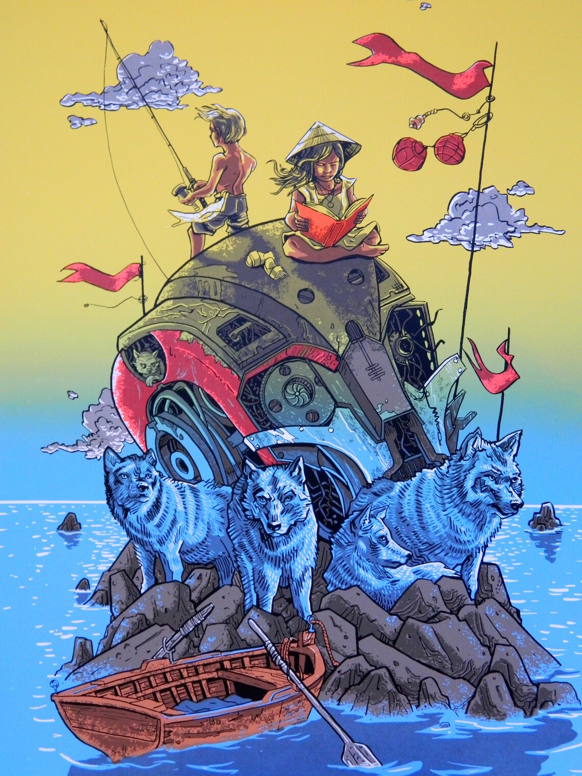Tim Doyle Art Poster Limited Edition Screen Print Signed Sn150 Etsy