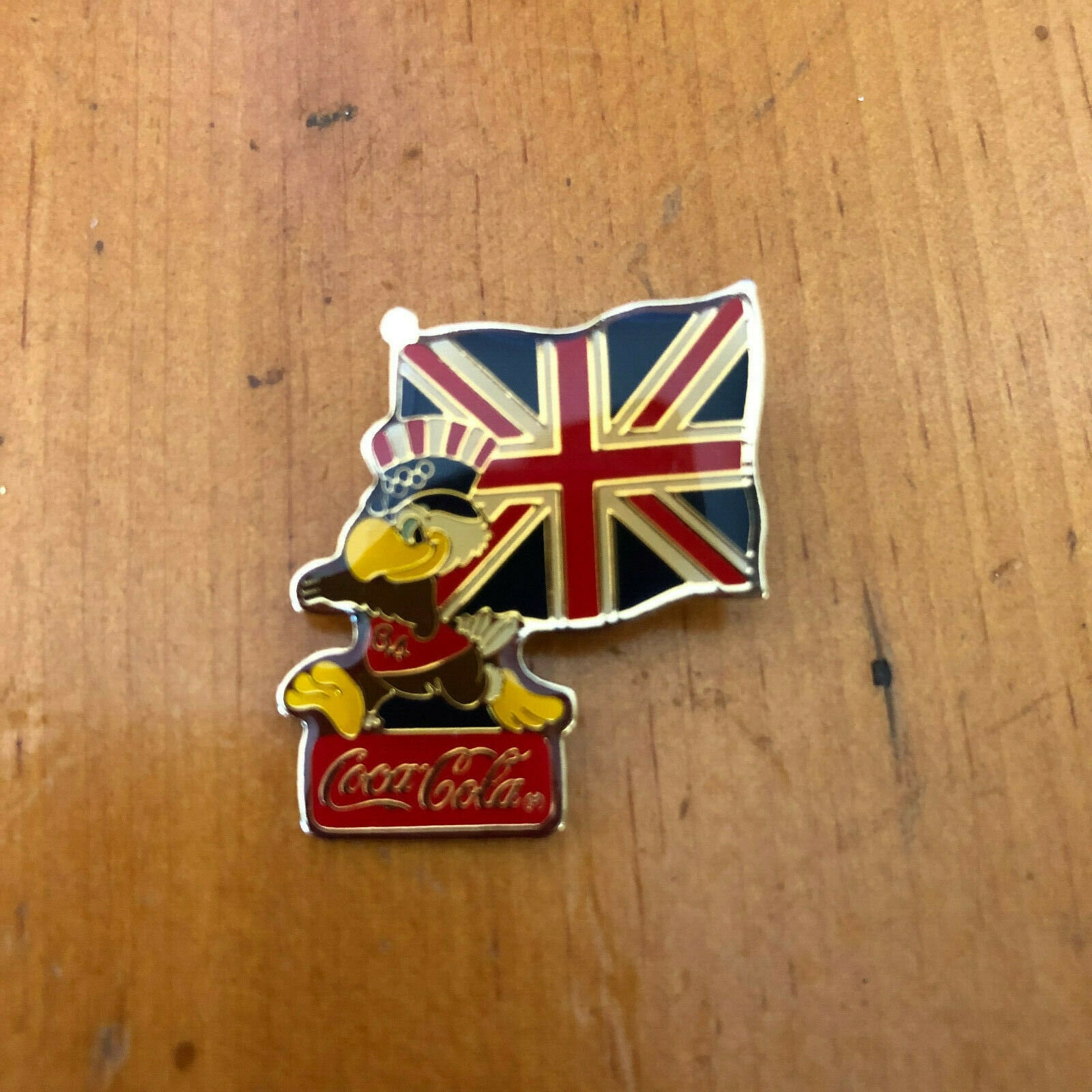 Official Olympic Sam the Eagle Holding a Great Britain Flag - Etsy