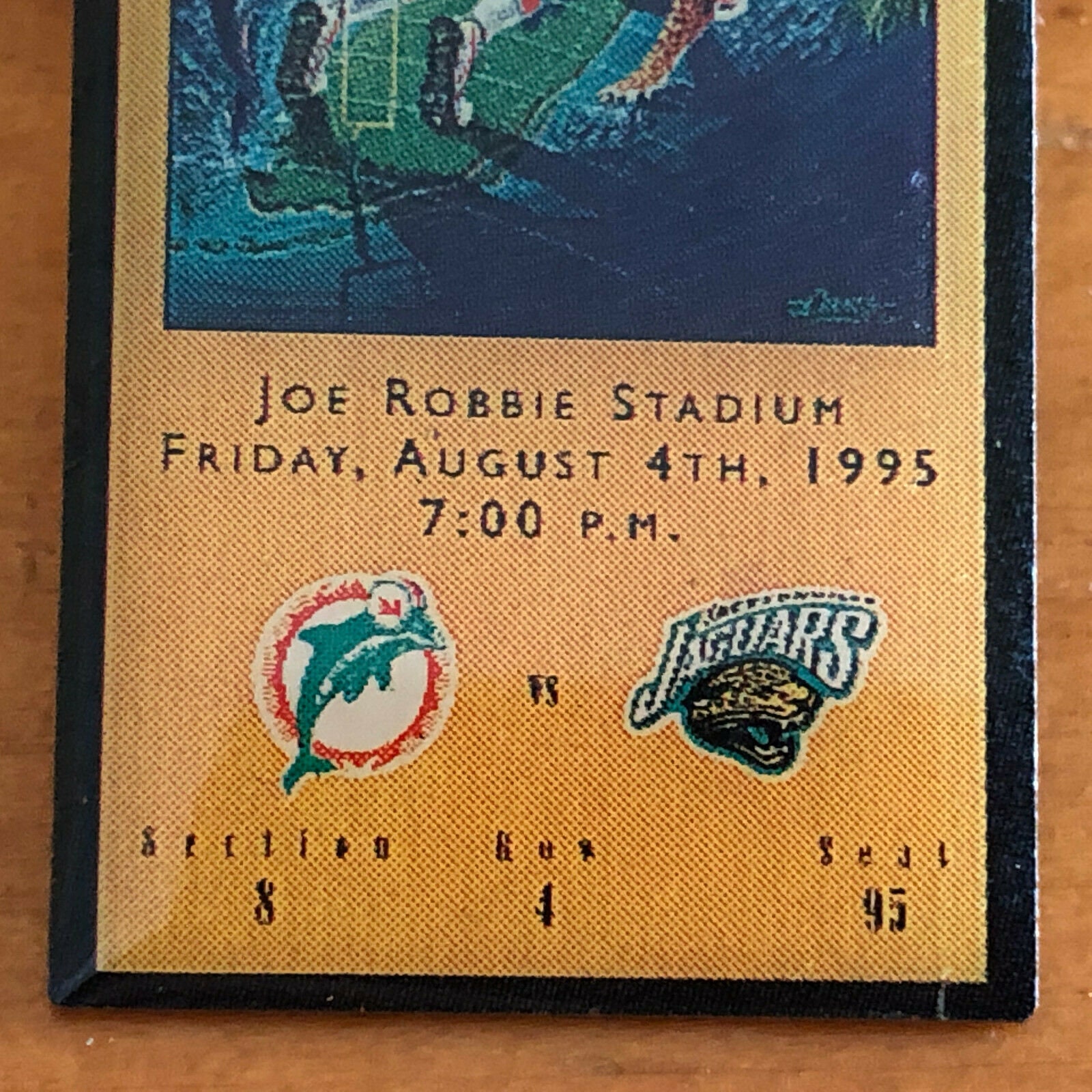 Vintage Inaugural Game 1995 Joe Robbie Stadium Marlins and - Etsy