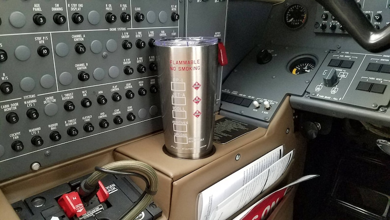 Airplane Pilot 20 Oz Stainless Steel Insulated Tumbler! AV8R Taxiway ...