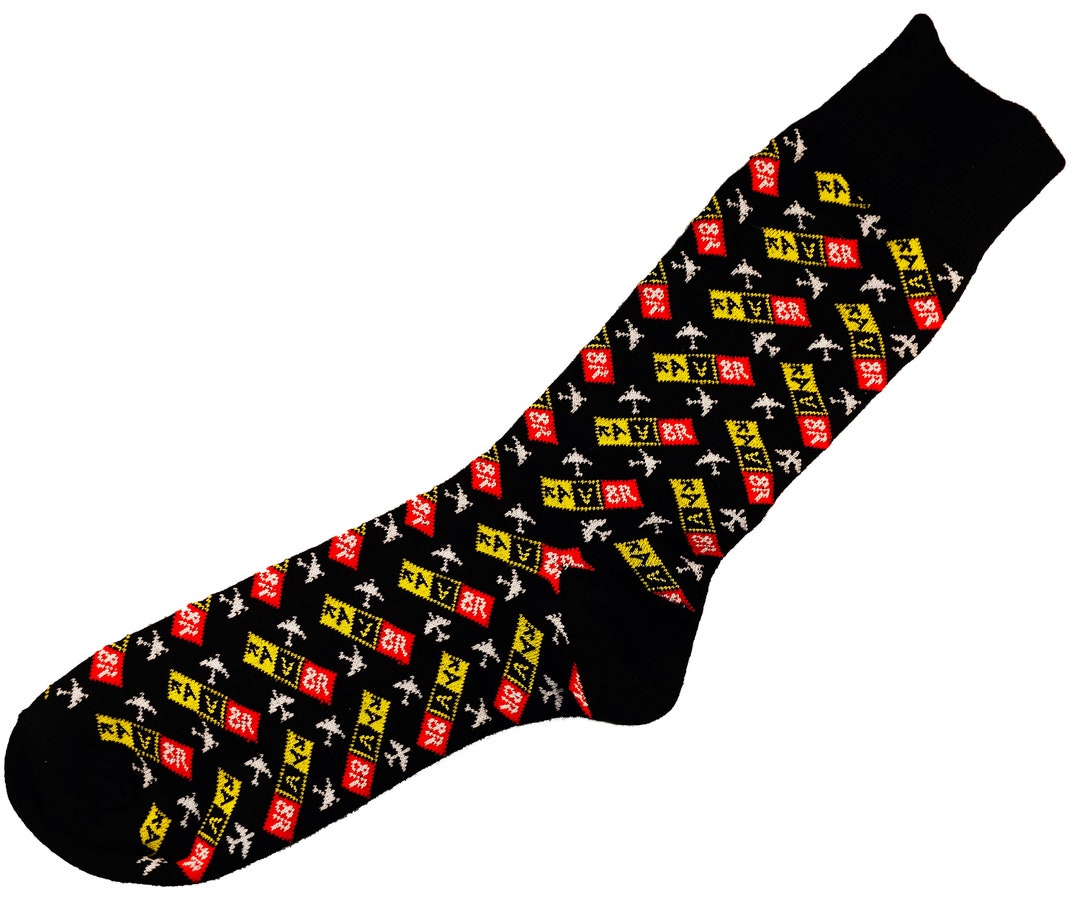 Pilot Uniform Socks | Aviation Themed Dress Socks! AV8R Taxiway Sign ...
