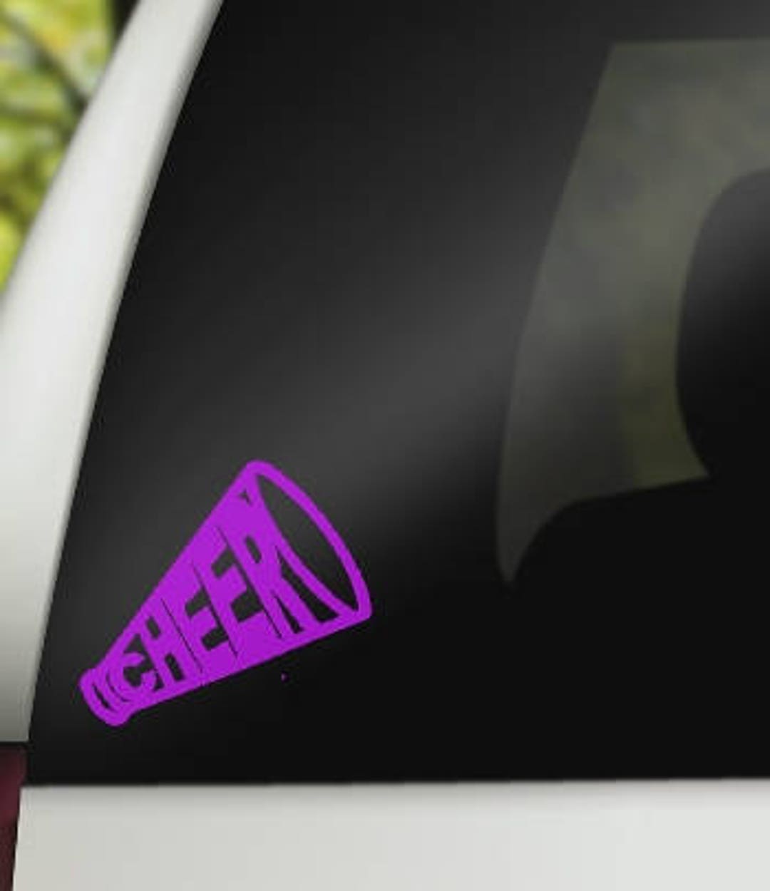 Cheer Megaphone Decal - Etsy
