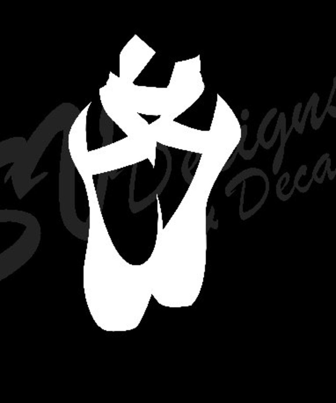 Ballet Shoes Decal - Etsy