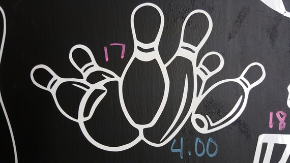 Bowling Pins Decal | Etsy